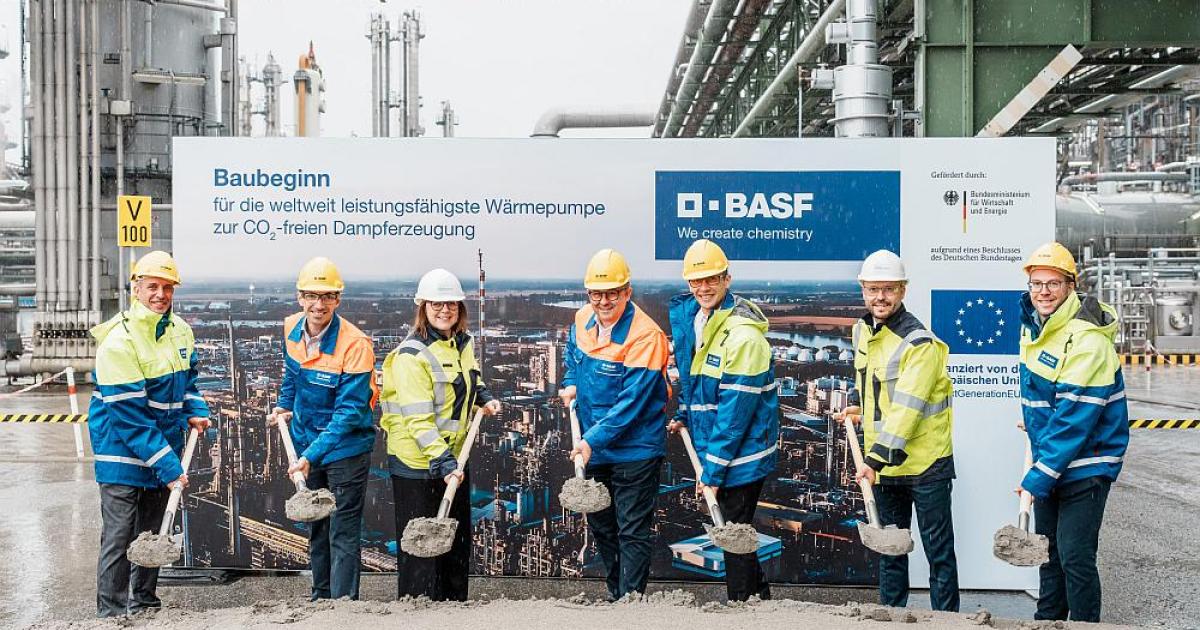 BASF Launches CO₂-Free Steam Heat Pump Project at Ludwigshafen ...