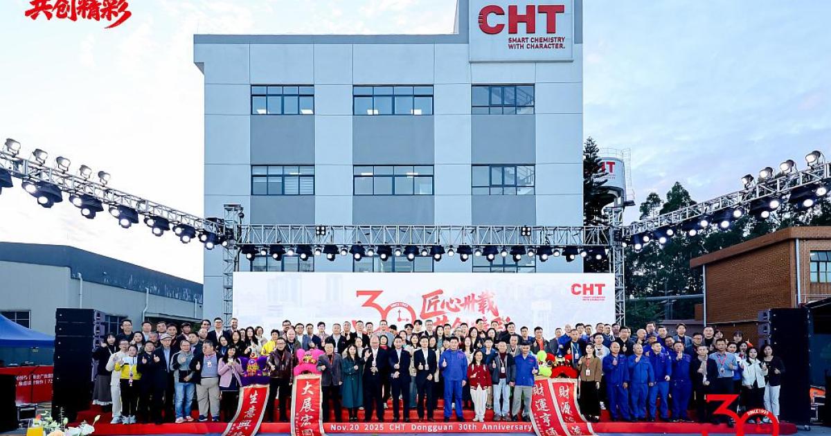 CHT-Gruppe feiert 30 Jahre Produktion und Innovation in China ...